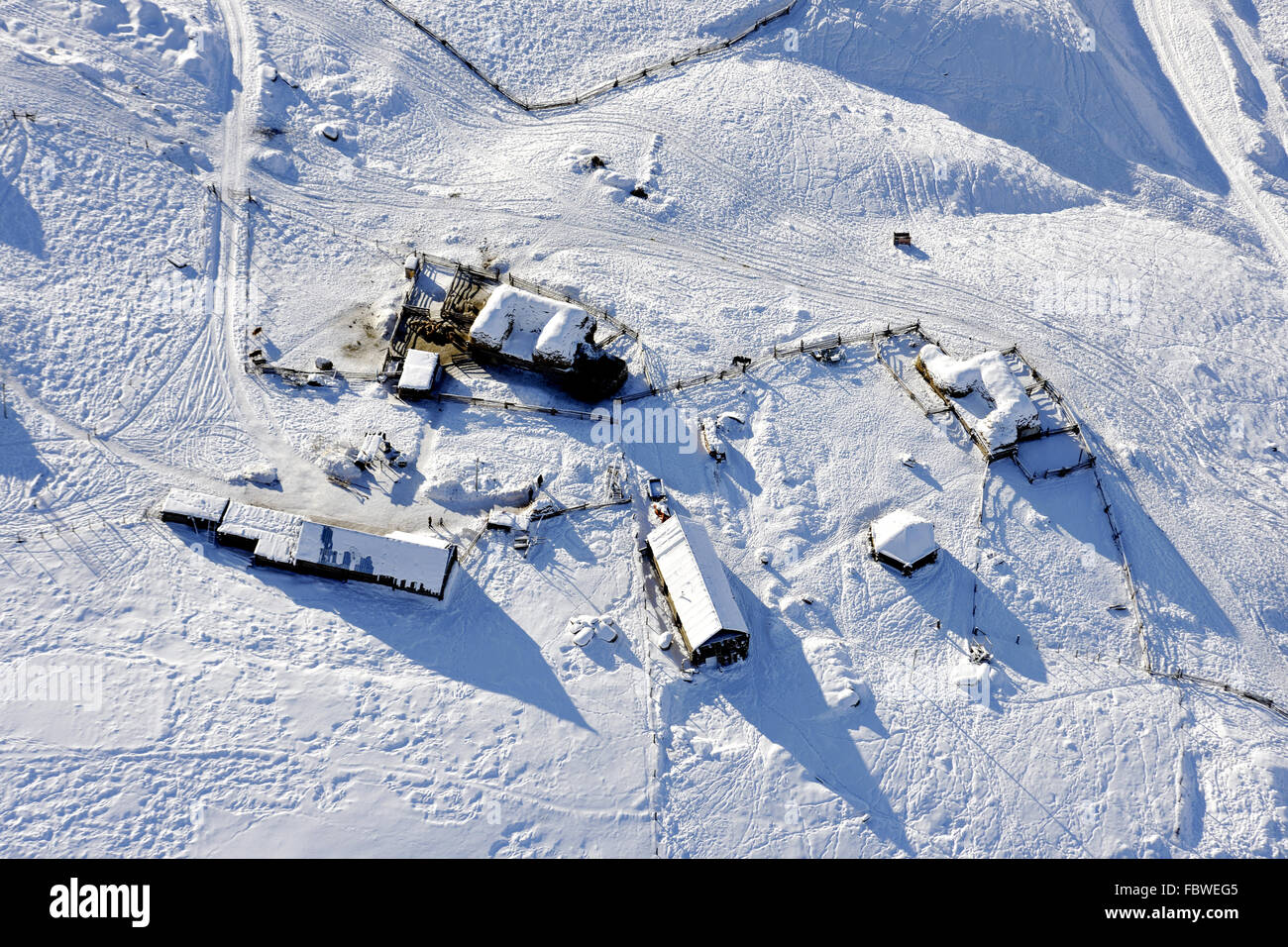 Winter White Haba Karst Topography XinJiang China Stock Photo - Alamy