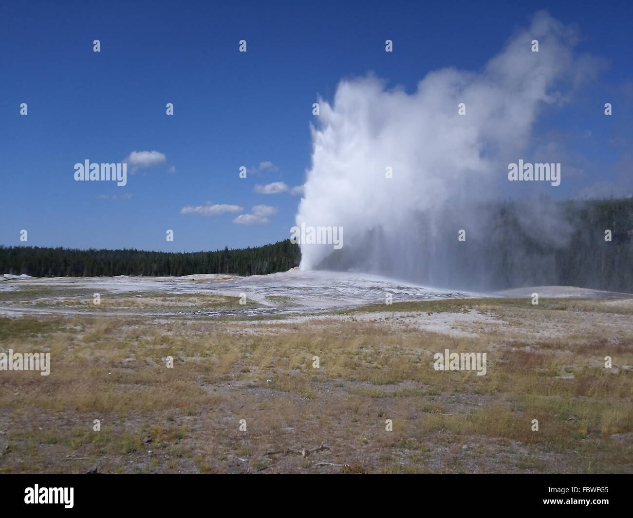 Eruption of old faithful hi-res stock photography and images - Alamy