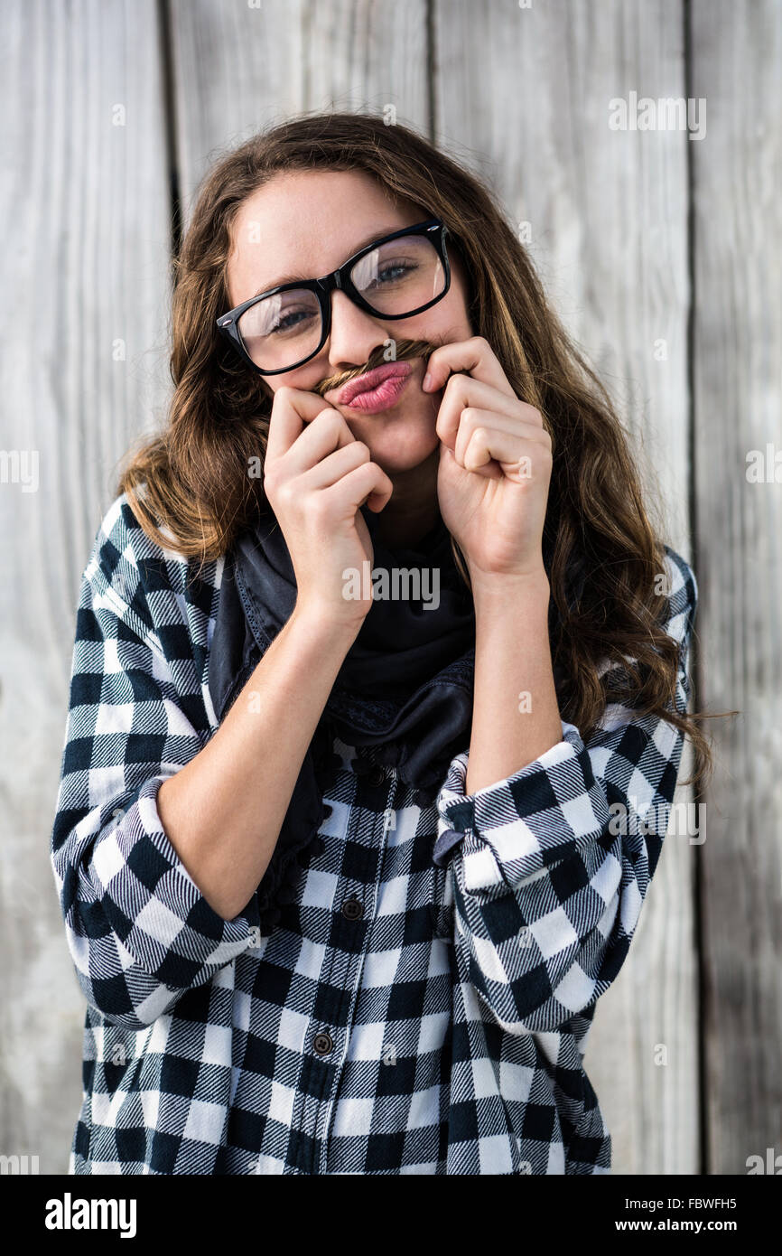 Girl having fun Stock Photo - Alamy