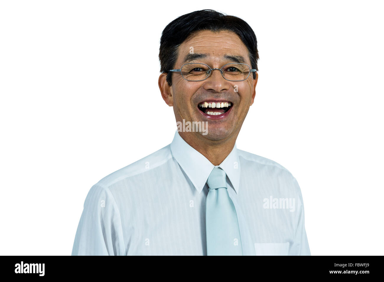 Happy asian businessman smiling Stock Photo - Alamy