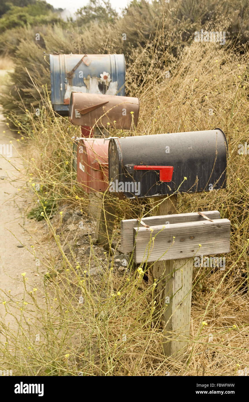 Rural post boxes hi-res stock photography and images - Alamy