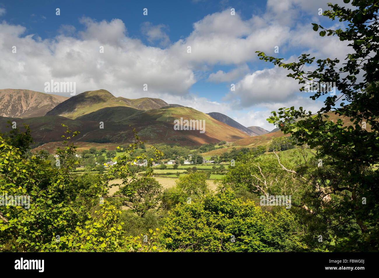 View over buttermere valley hi-res stock photography and images - Alamy
