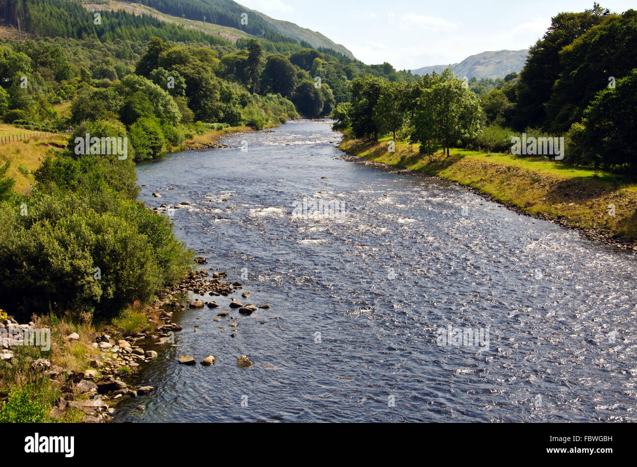 Scotland - River Awe Stock Photo - Alamy