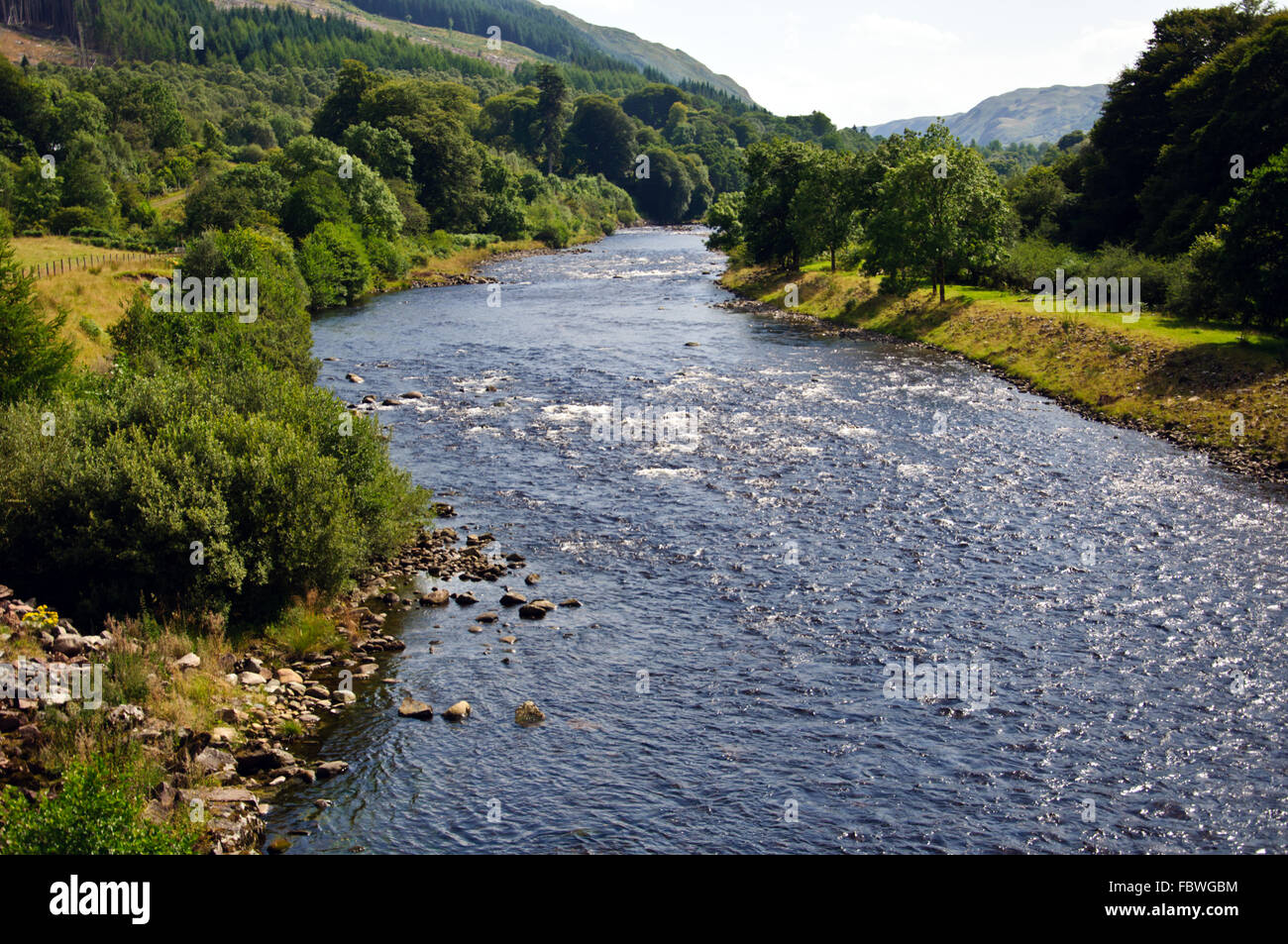 Scotland - River Awe Stock Photo - Alamy