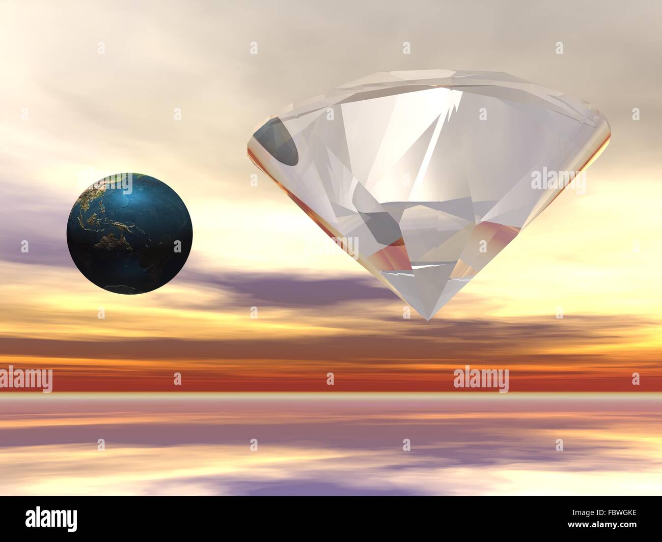 Diamond And Planet Earth