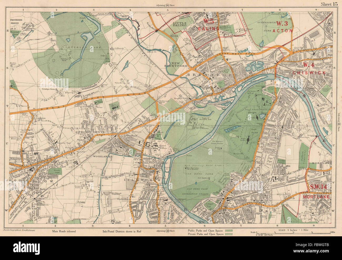 Acton maps hi-res stock photography and images - Alamy