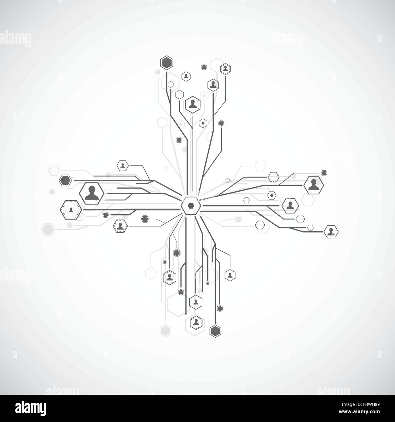 Abstract Technology Vector Background Stock Vector Image & Art - Alamy