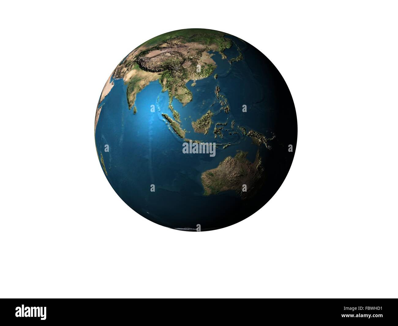 3d render relief map earth Cut Out Stock Images & Pictures - Alamy