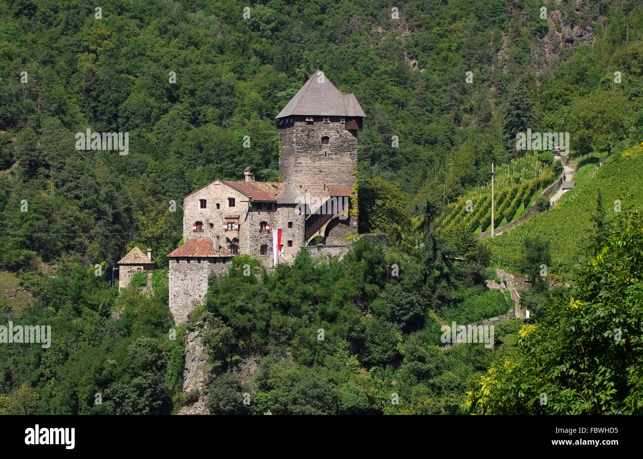 Klausen Burg Branzoll - Klausen castle Branzoll 01 Stock Photo - Alamy