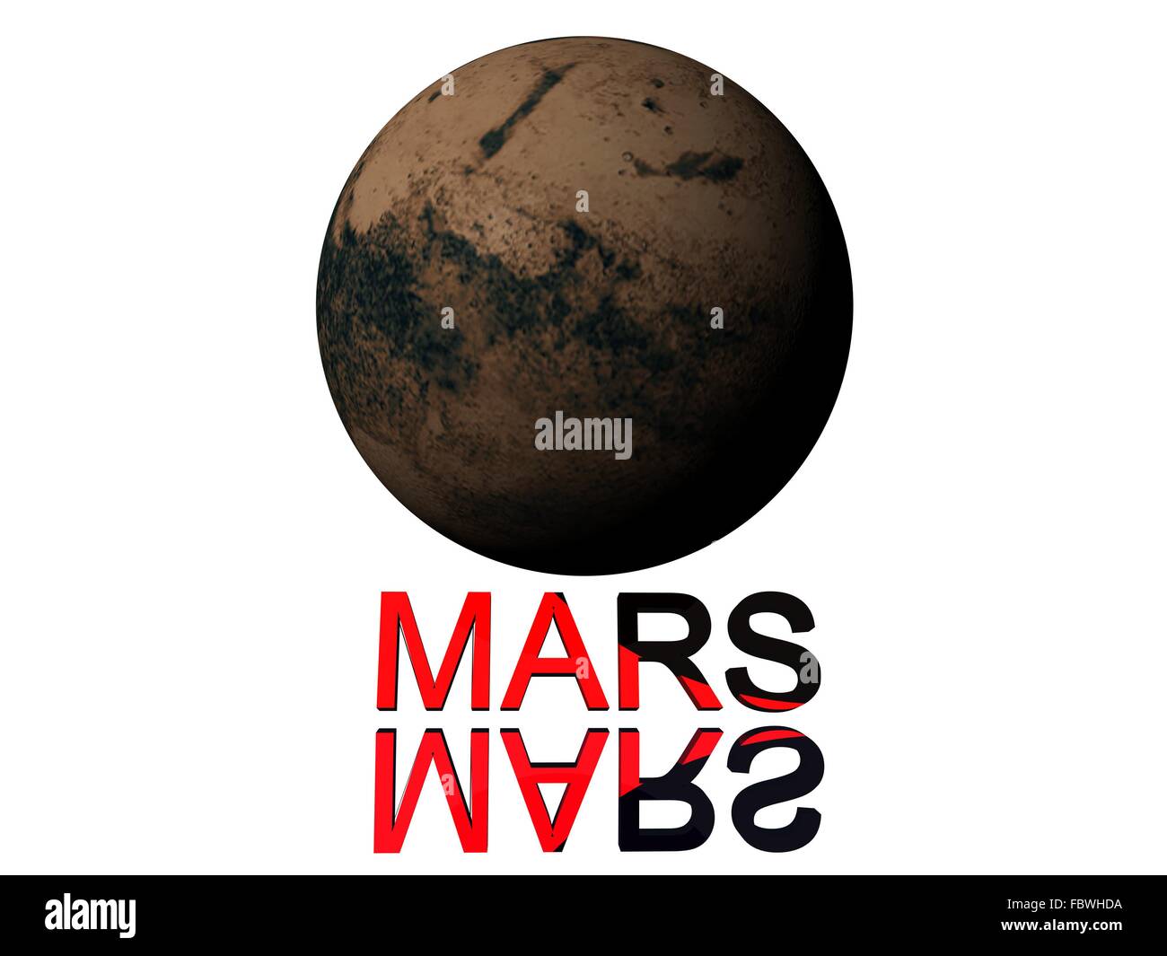 Red planet mars Cut Out Stock Images & Pictures - Alamy