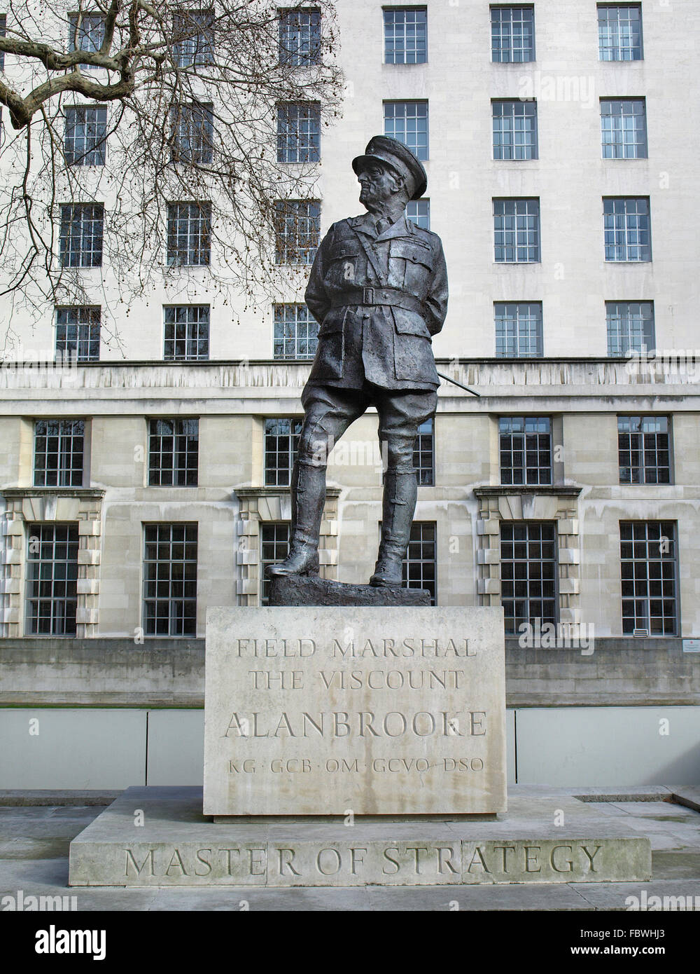 Field Marshal The Viscount Lord Alanbrooke Stock Photo - Alamy