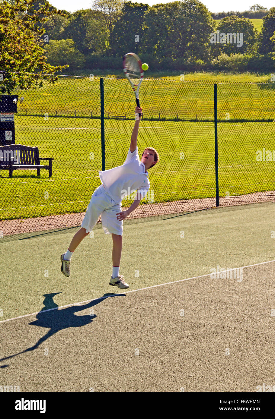 Tennis - serving Stock Photo - Alamy