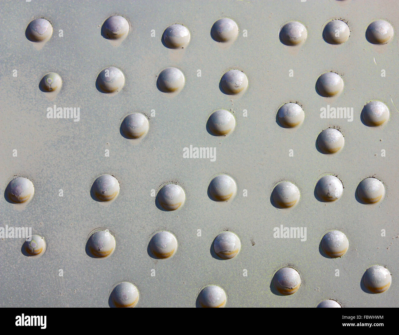 A silver painted metal aircraft background with rivets Stock Photo - Alamy