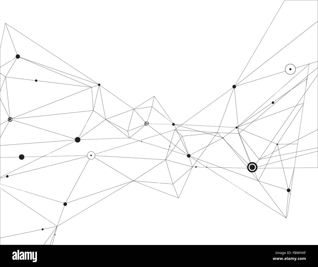 Abstract particles connection Stock Vector Image & Art - Alamy
