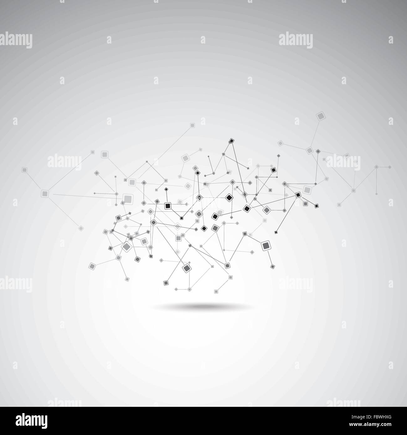 Abstract particles connection Stock Vector Image & Art - Alamy