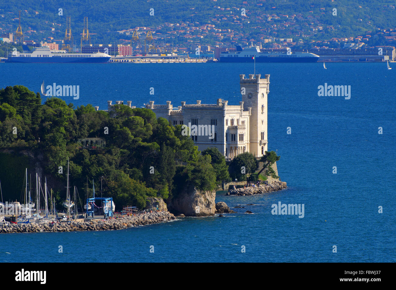 Castle of miramare hi-res stock photography and images - Alamy