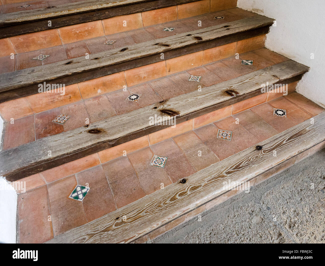 Alhambra Palace staircase Stock Photo - Alamy
