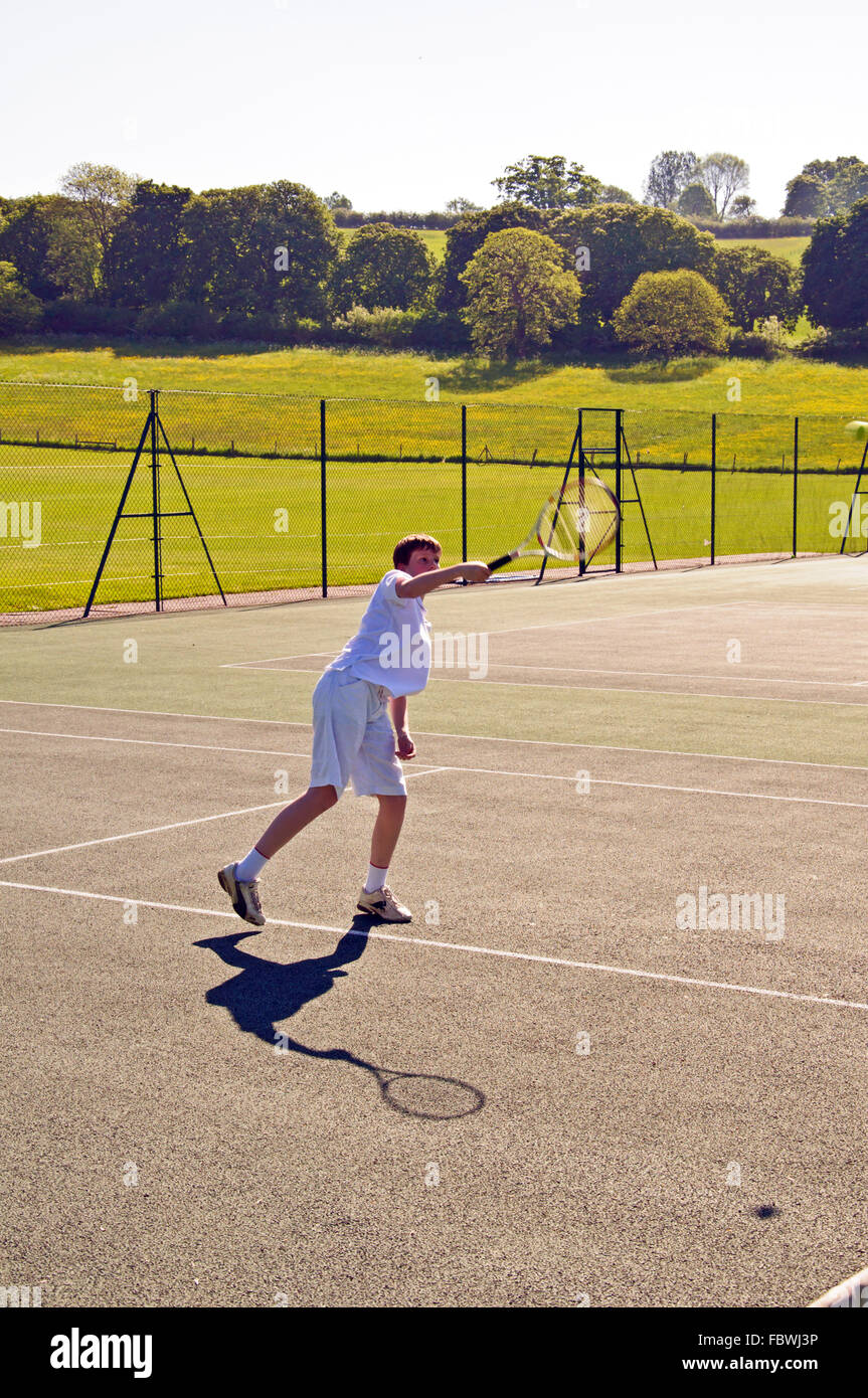 Tennis - Overhead Smash Stock Photo - Alamy