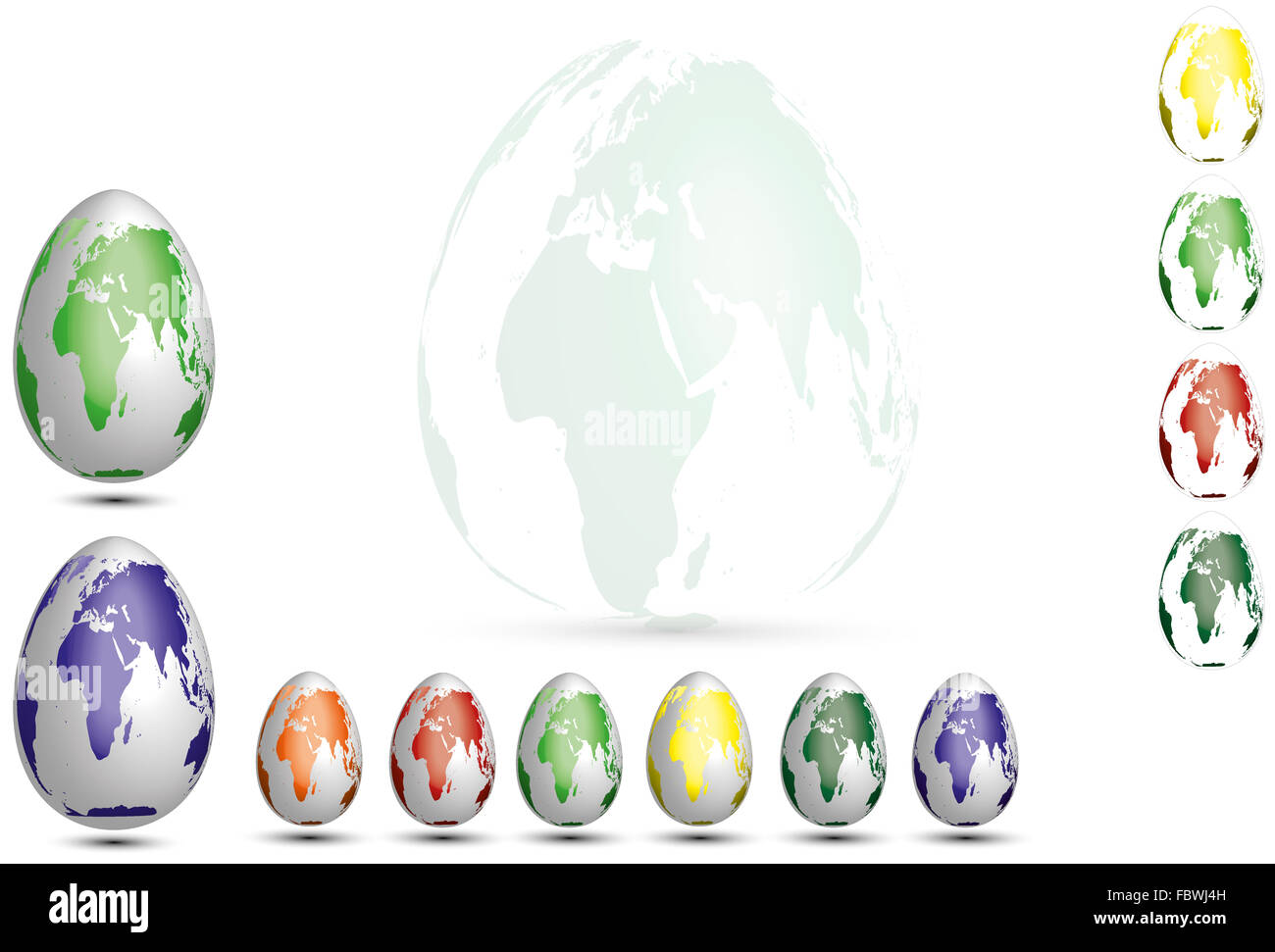 World map equator hi-res stock photography and images - Alamy