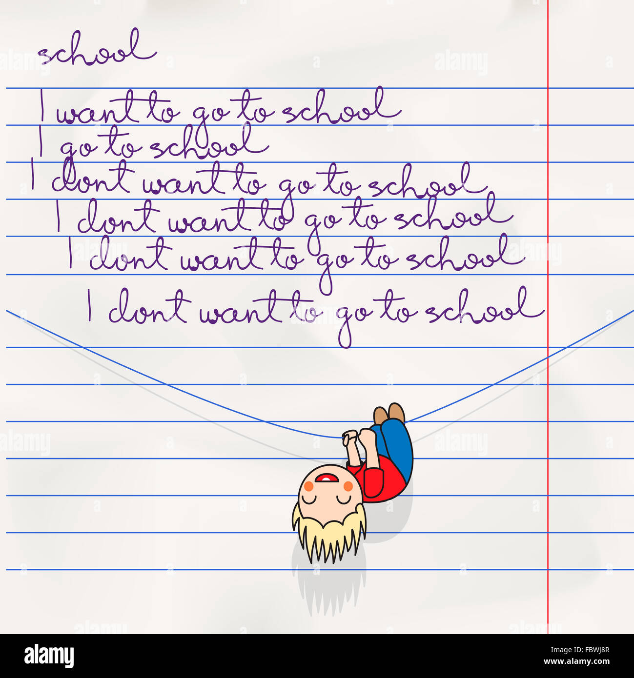 Secondary school cartoon hi-res stock photography and images - Alamy