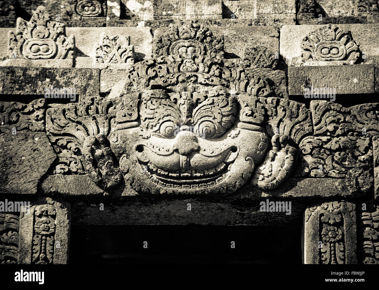 Bas-reliefs of Prambanan temple, Java, Indonesia Stock Photo - Alamy