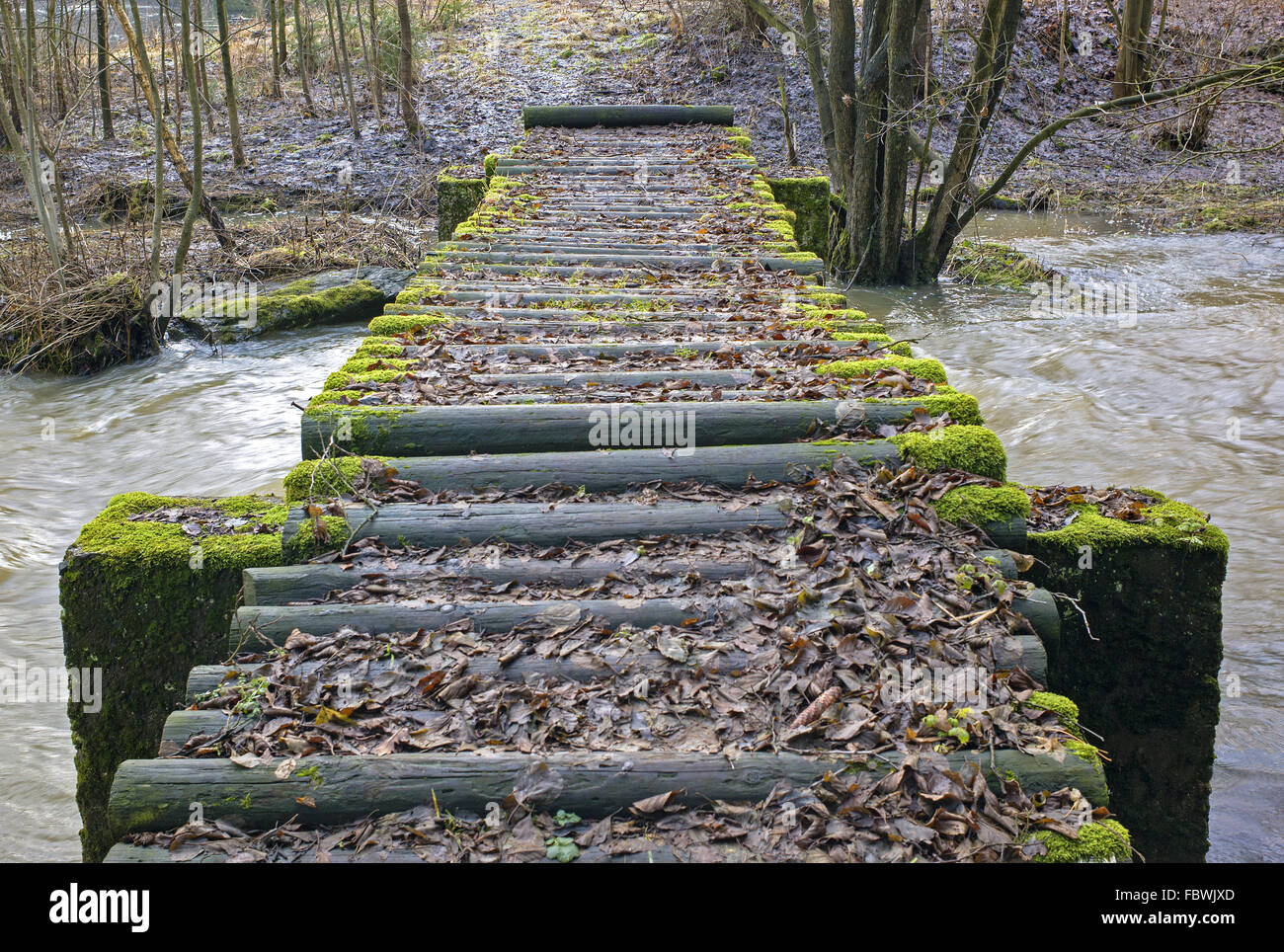 Old footbridge hi-res stock photography and images - Alamy