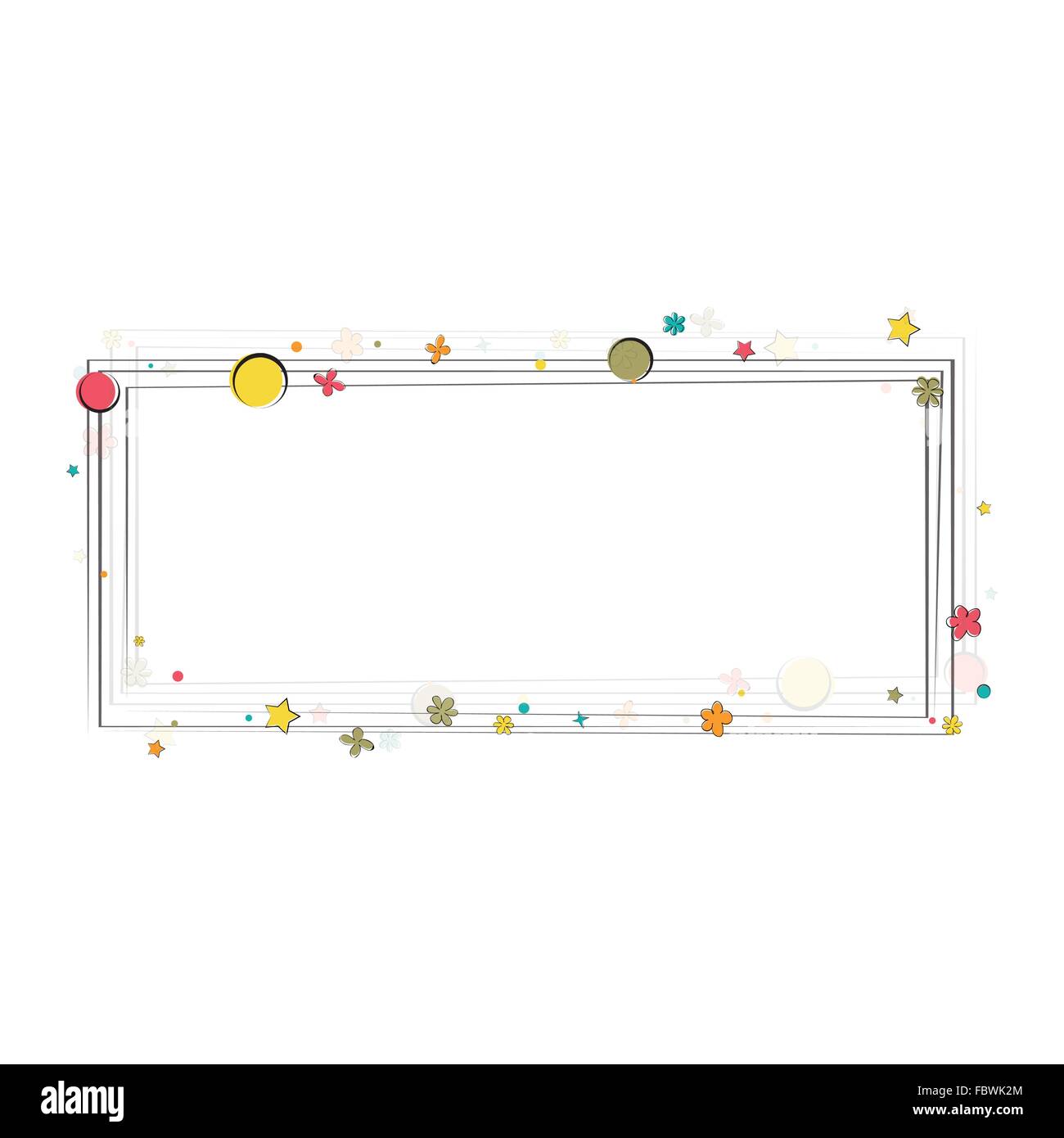 Happy birthday frame Stock Vector Image & Art - Alamy