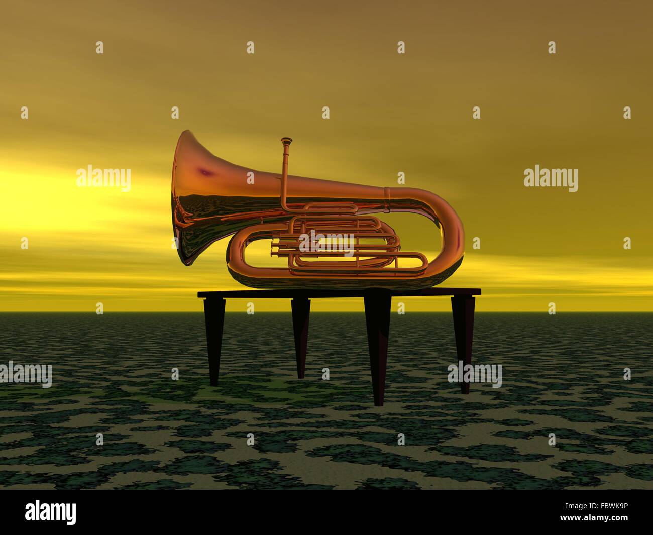 music and trumpet Stock Photo - Alamy