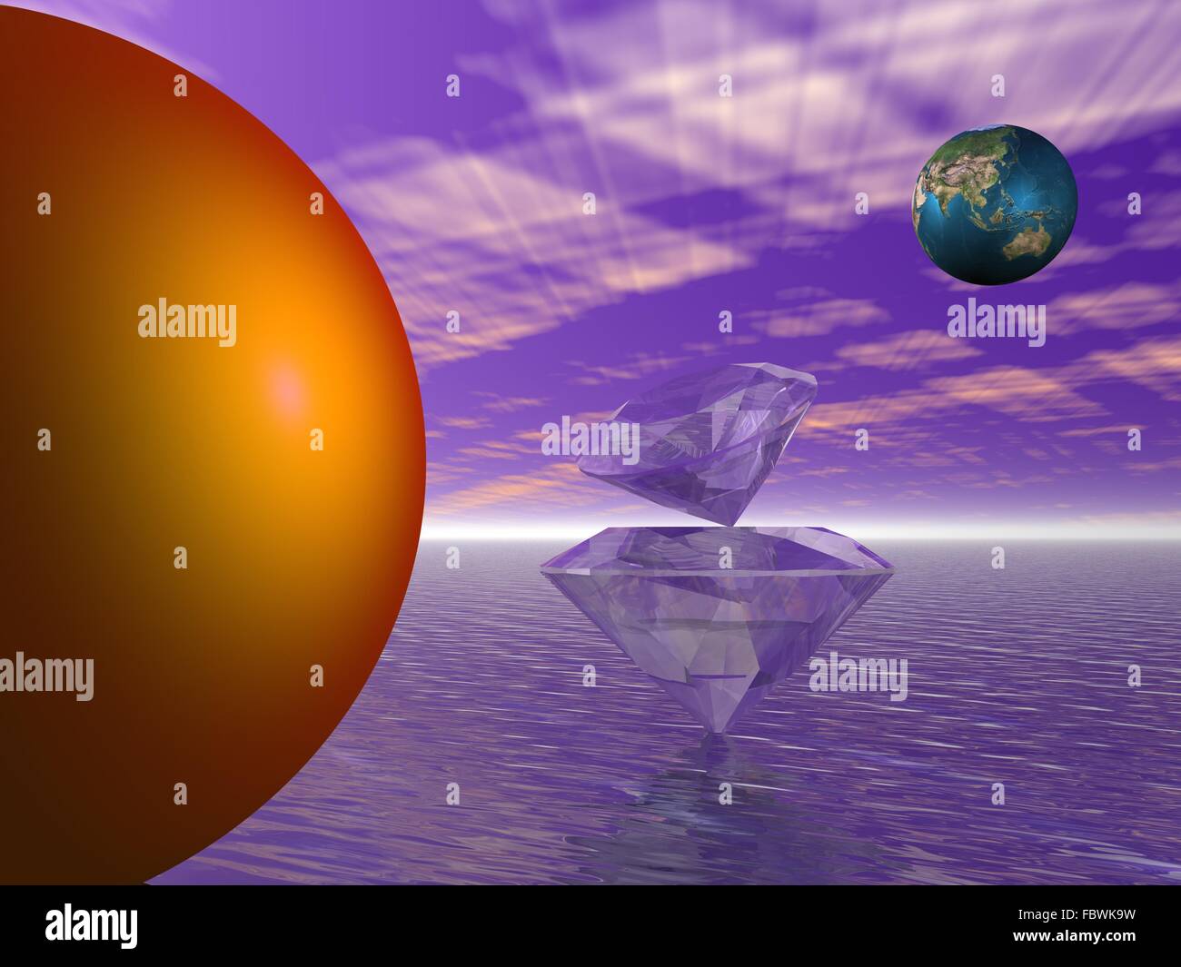 Diamond And Planet Earth