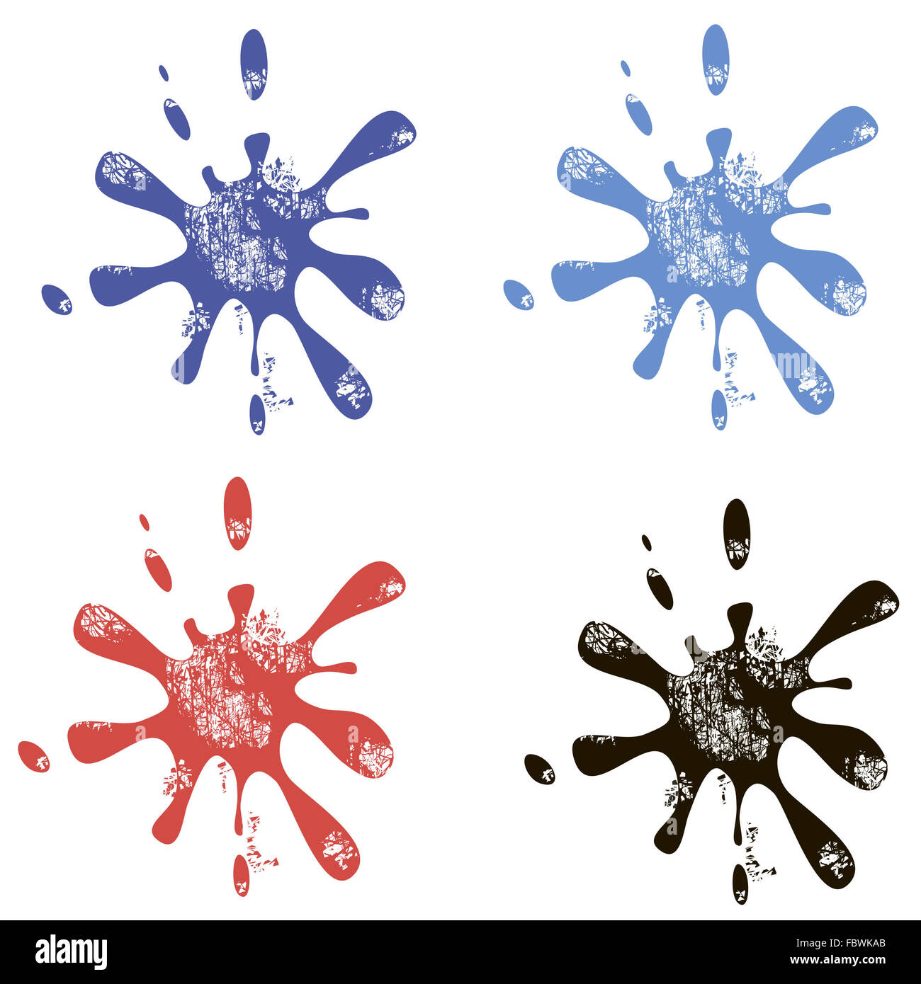 Blue red black Cut Out Stock Images & Pictures - Alamy