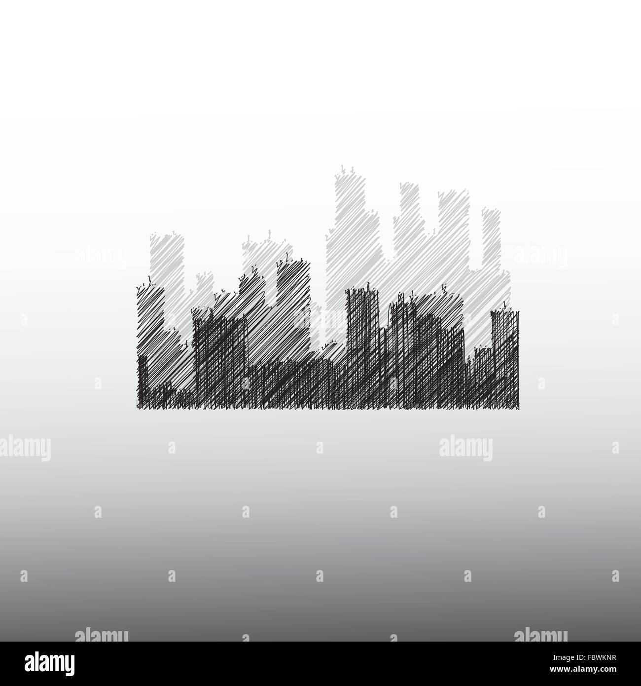 Buildings line drawing hi-res stock photography and images - Alamy