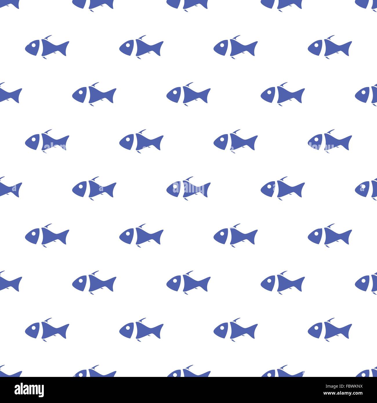 Seamless pattern of fish Stock Vector Image & Art - Alamy