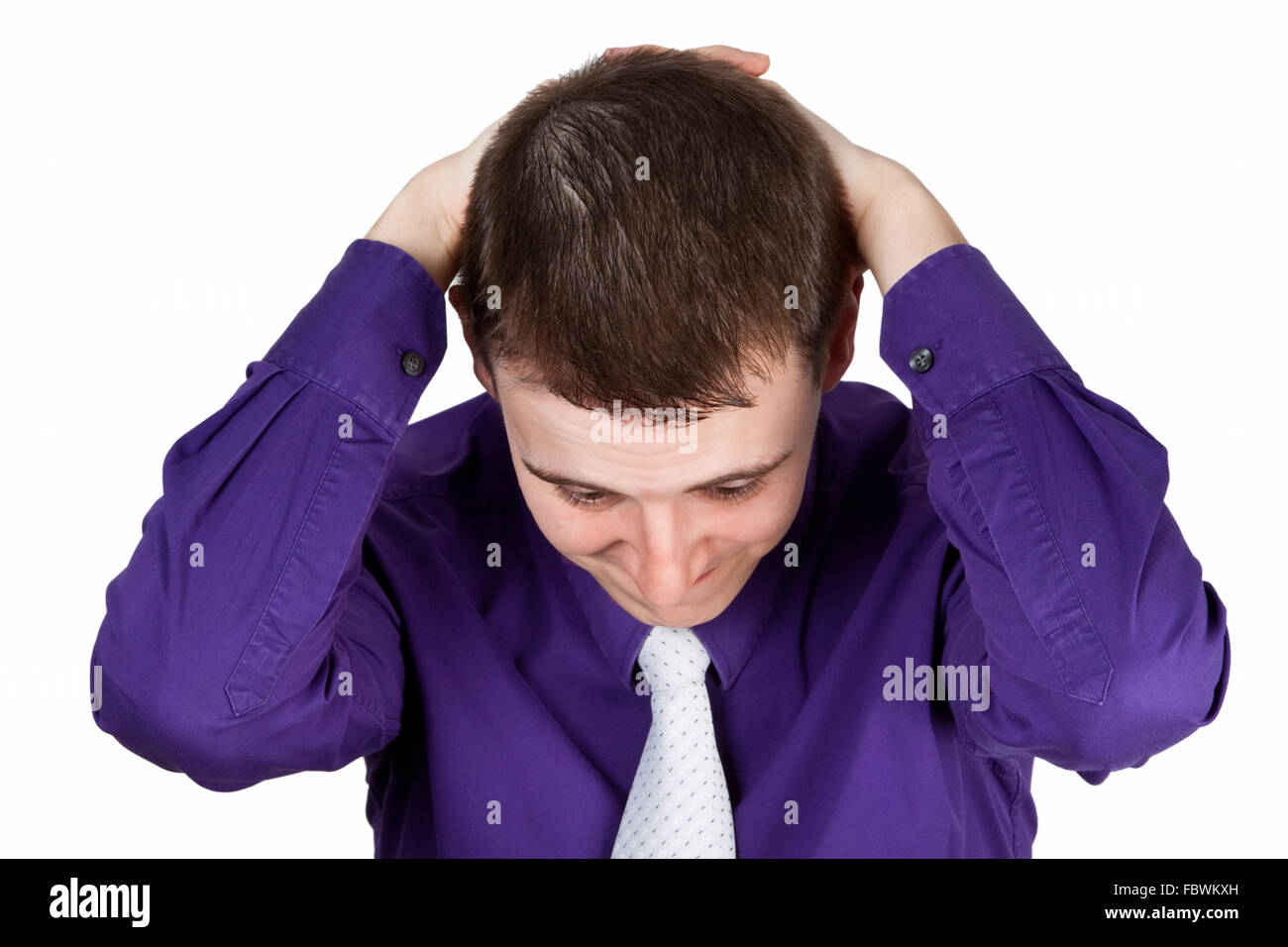 Frustrated young man Stock Photo - Alamy