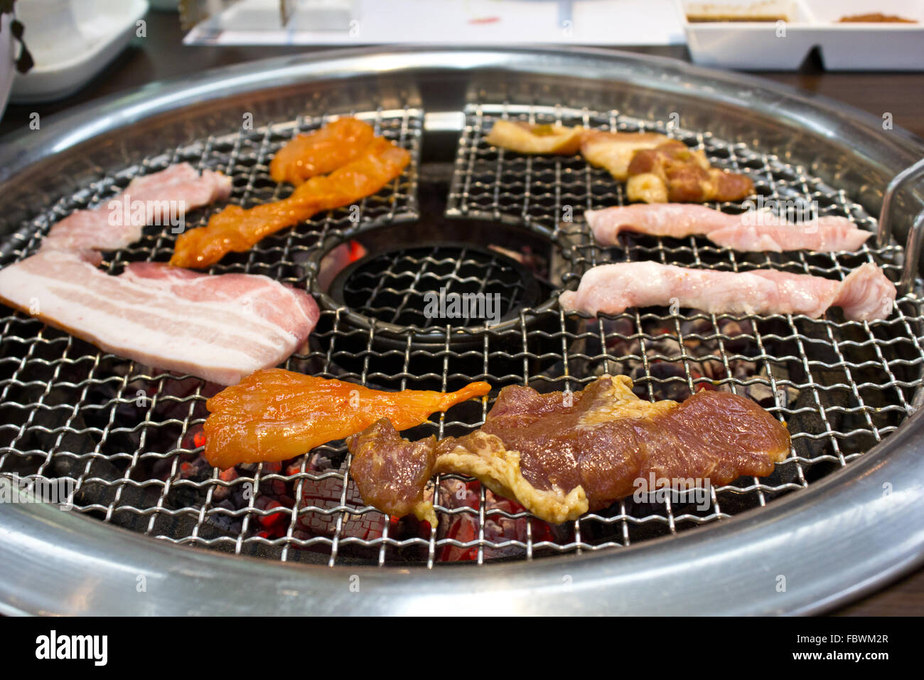Korean barbecue banchan hi-res stock photography and images - Alamy