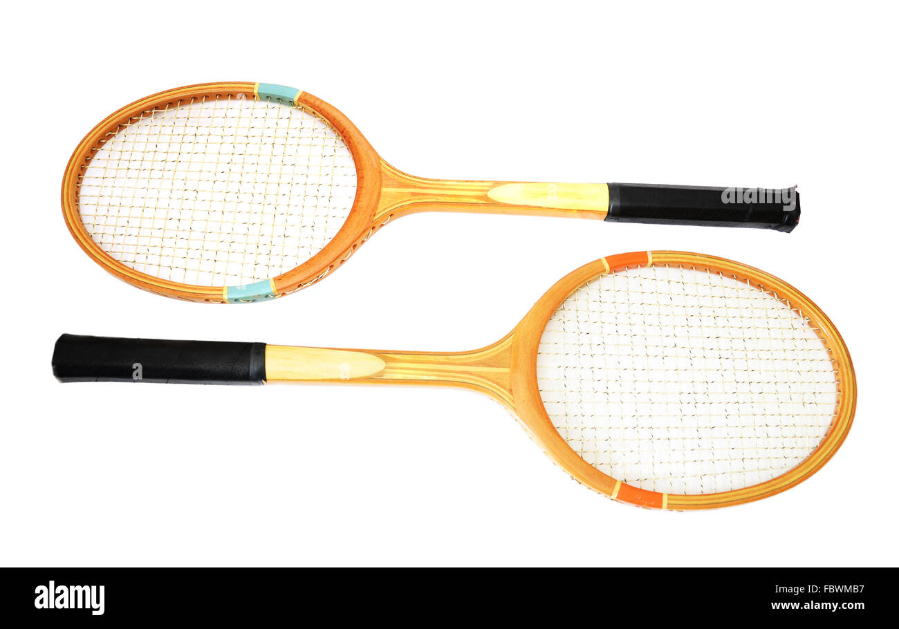 Tennis racket, isolated on white background Stock Photo - Alamy