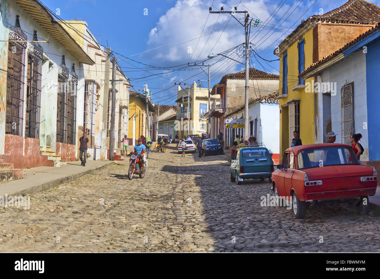 Street of Trinidad Stock Photo - Alamy