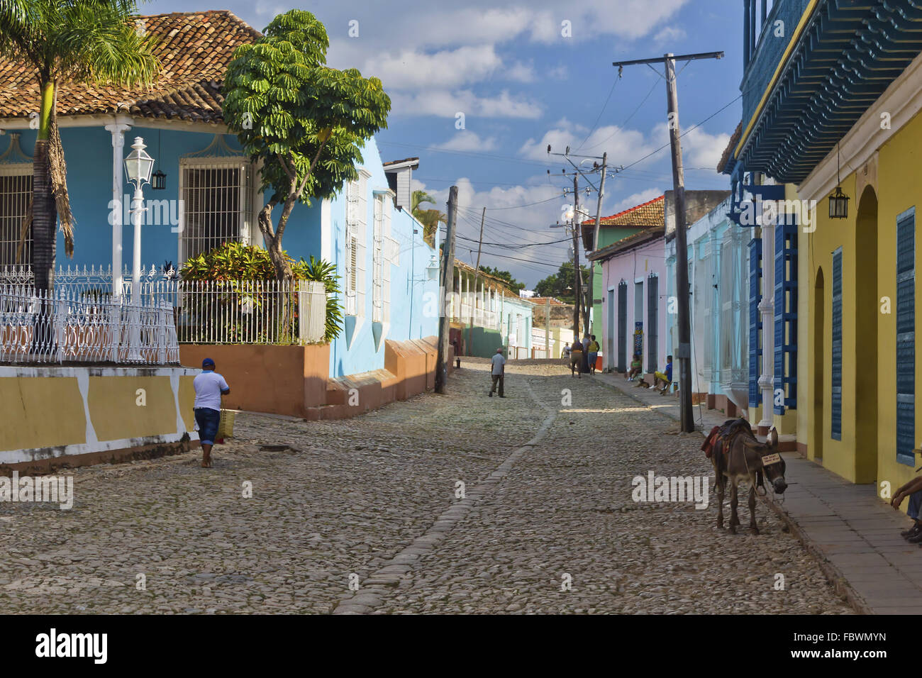 Street of Trinidad Stock Photo - Alamy