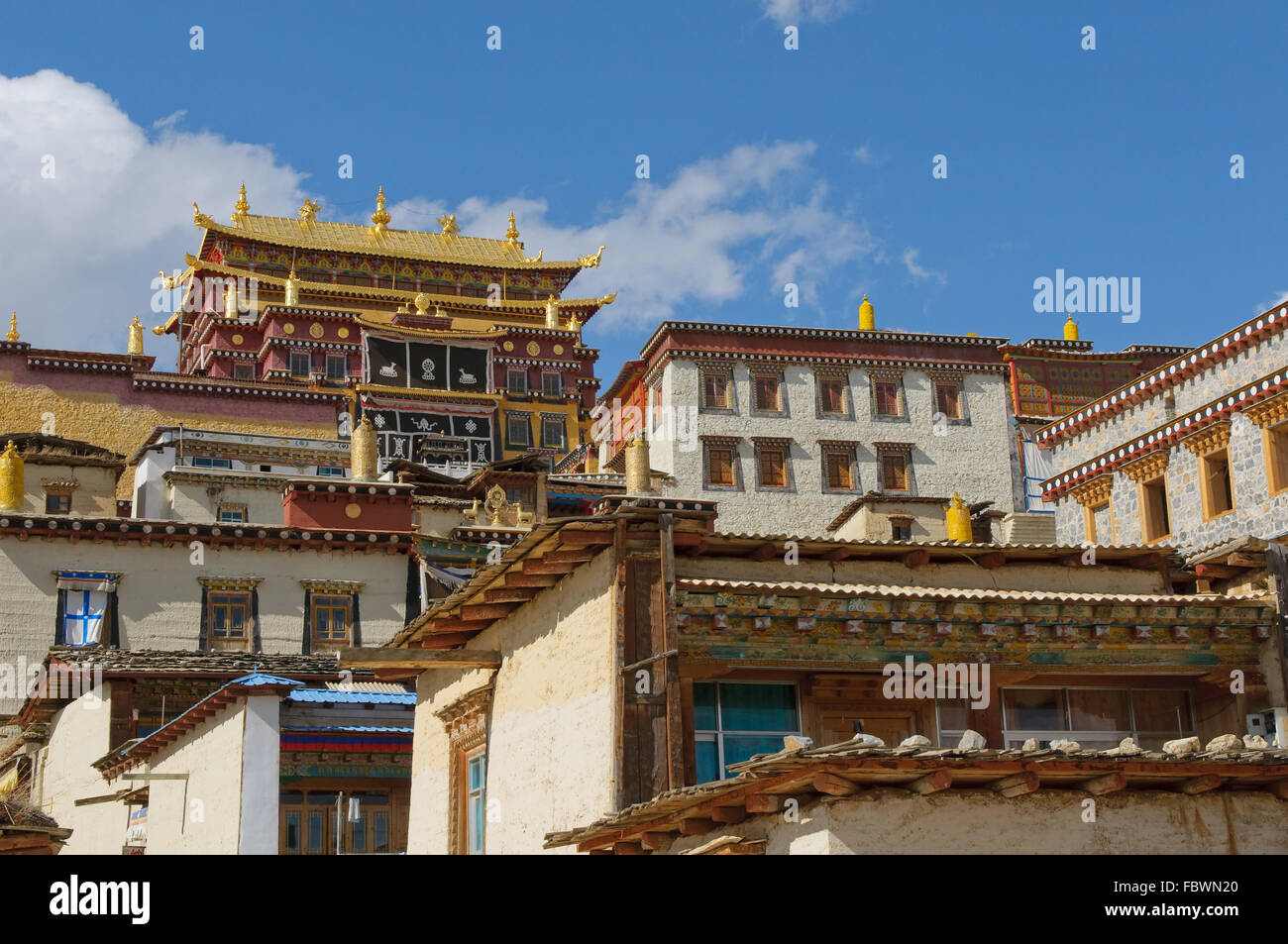 songzanlin tibetan monastery, shangri-la, china Stock Photo - Alamy