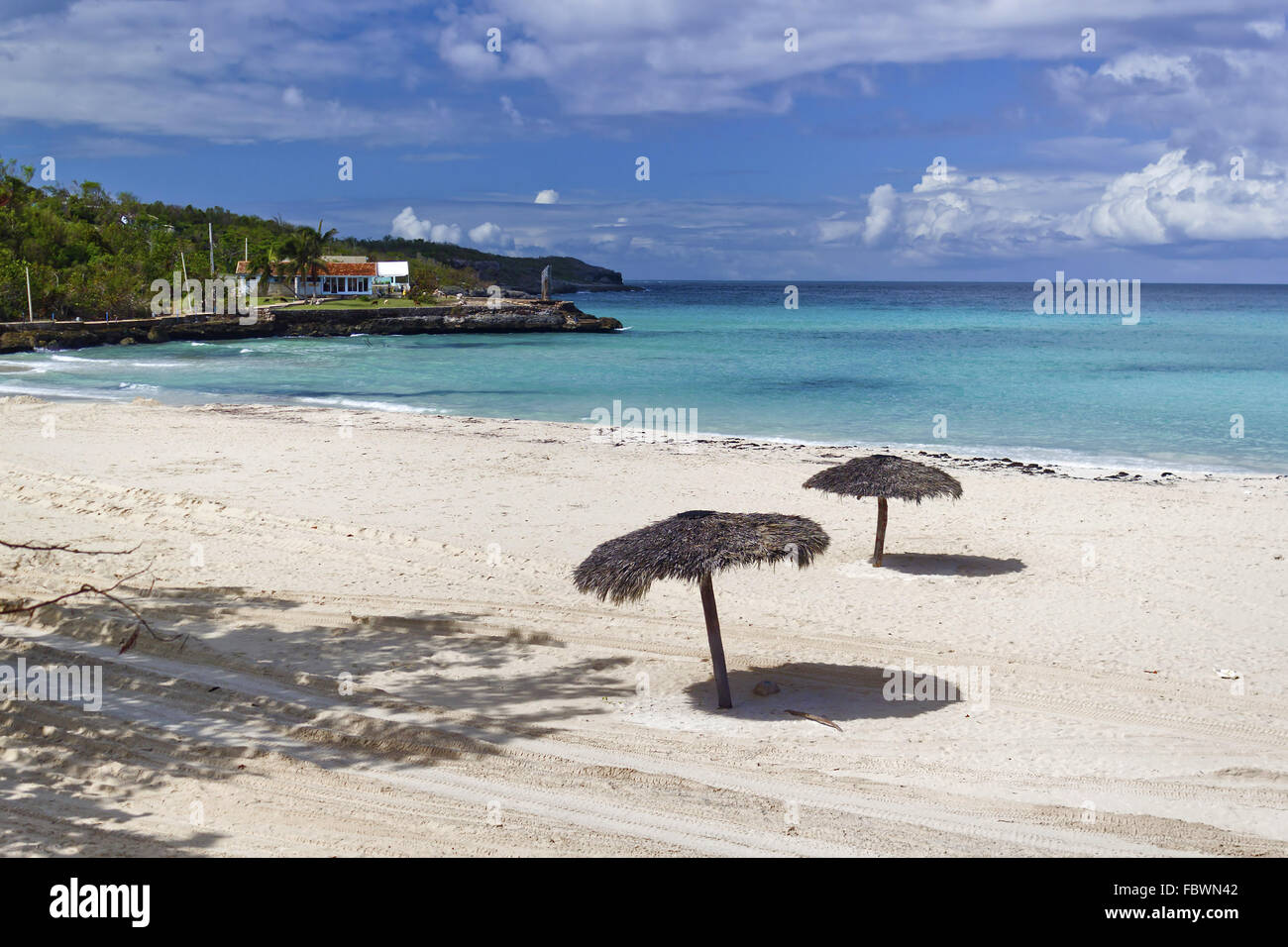 Beach at Guardalavaca, Cuba Stock Photo - Alamy