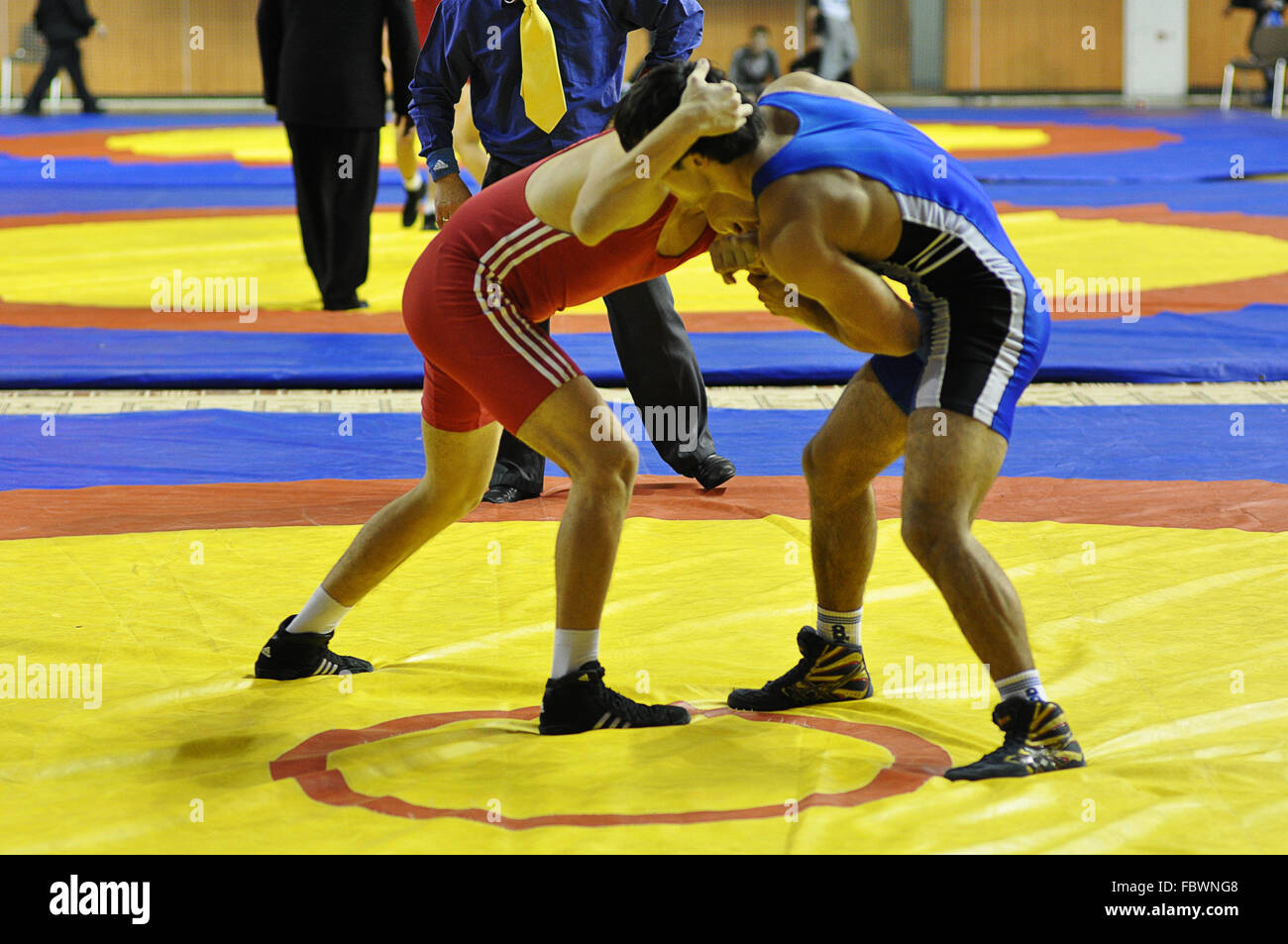 Wrestling greco roman hi-res stock photography and images - Alamy