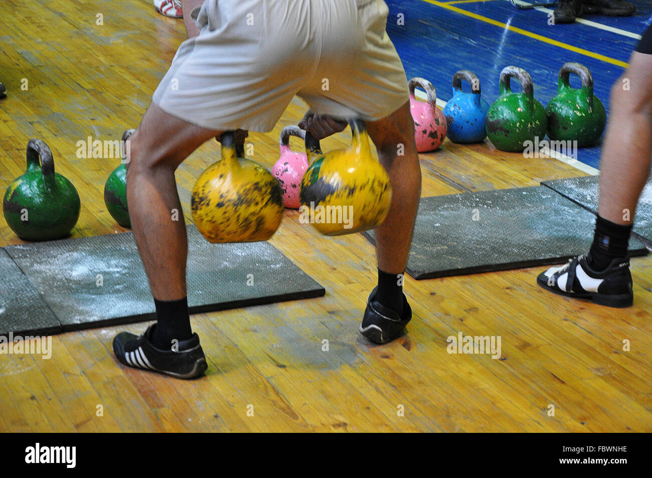 Iron kettlebell hi-res stock photography and images - Alamy