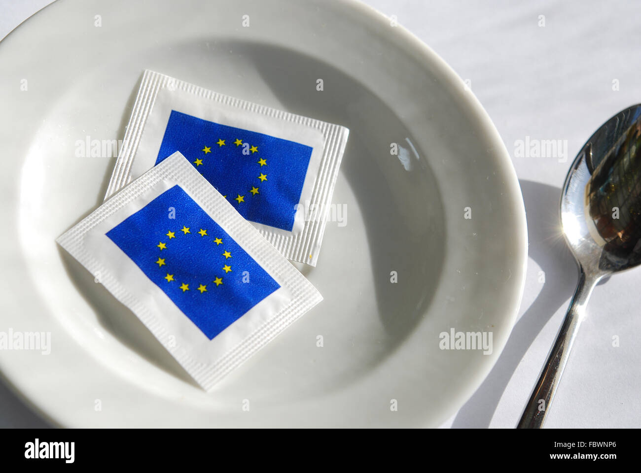 Two sugar packets Stock Photo - Alamy