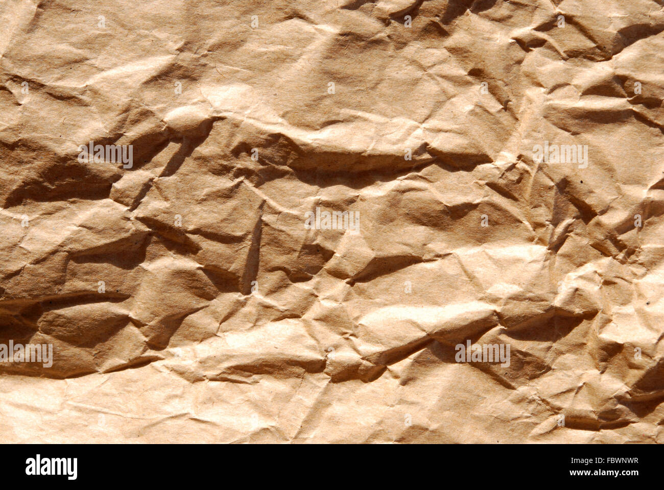 Crumpled paper bag Stock Photo - Alamy