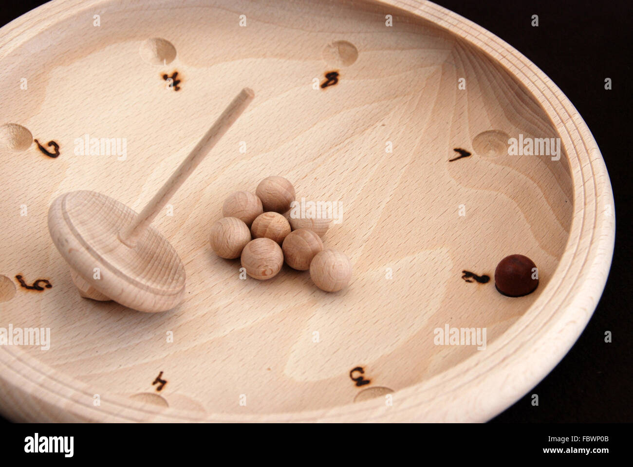 Vintage round game Stock Photo - Alamy