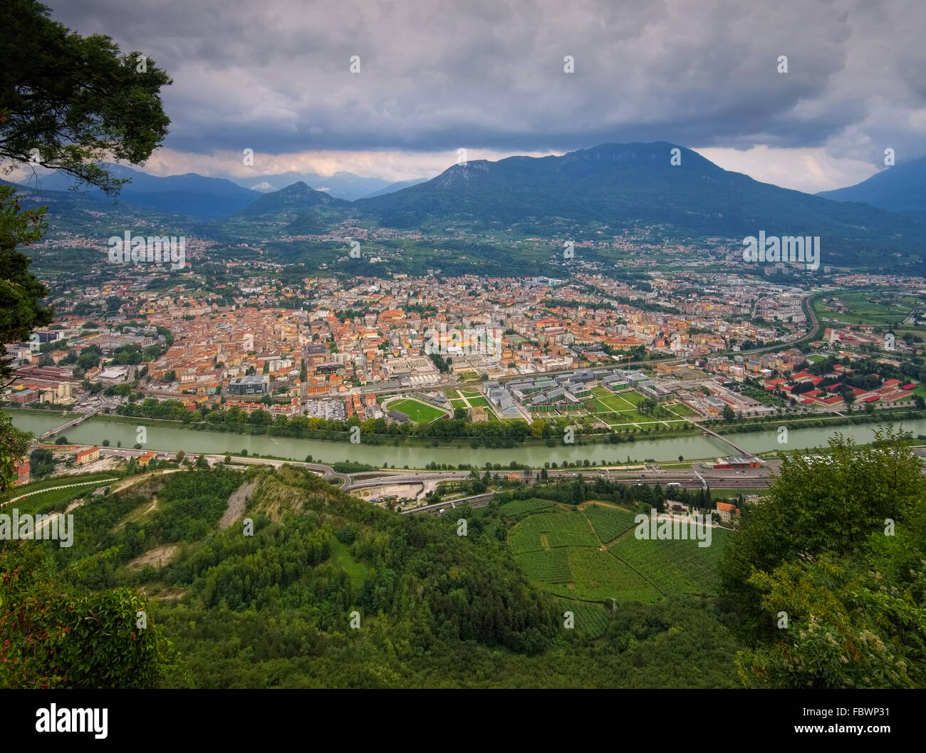 Trento city hi-res stock photography and images - Alamy