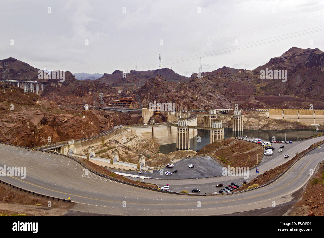 Hoover dam road hi-res stock photography and images - Alamy