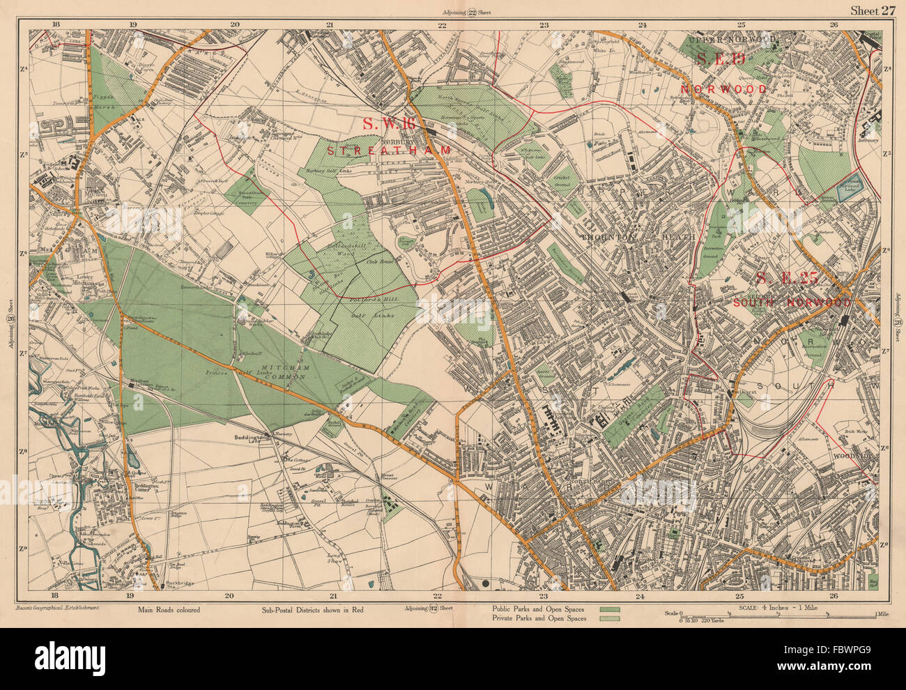 Norwood map hi-res stock photography and images - Alamy