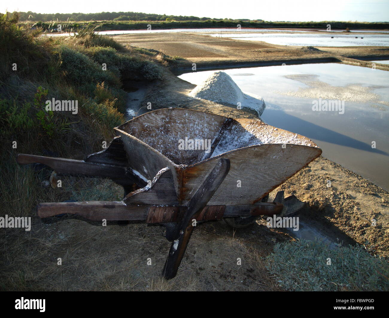 Barrow in the saltworks Stock Photo - Alamy