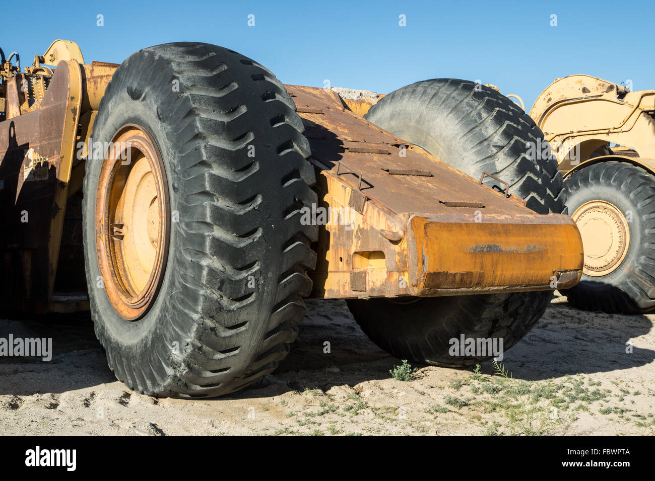 Big Heavy Duty Wheels Stock Photo - Alamy