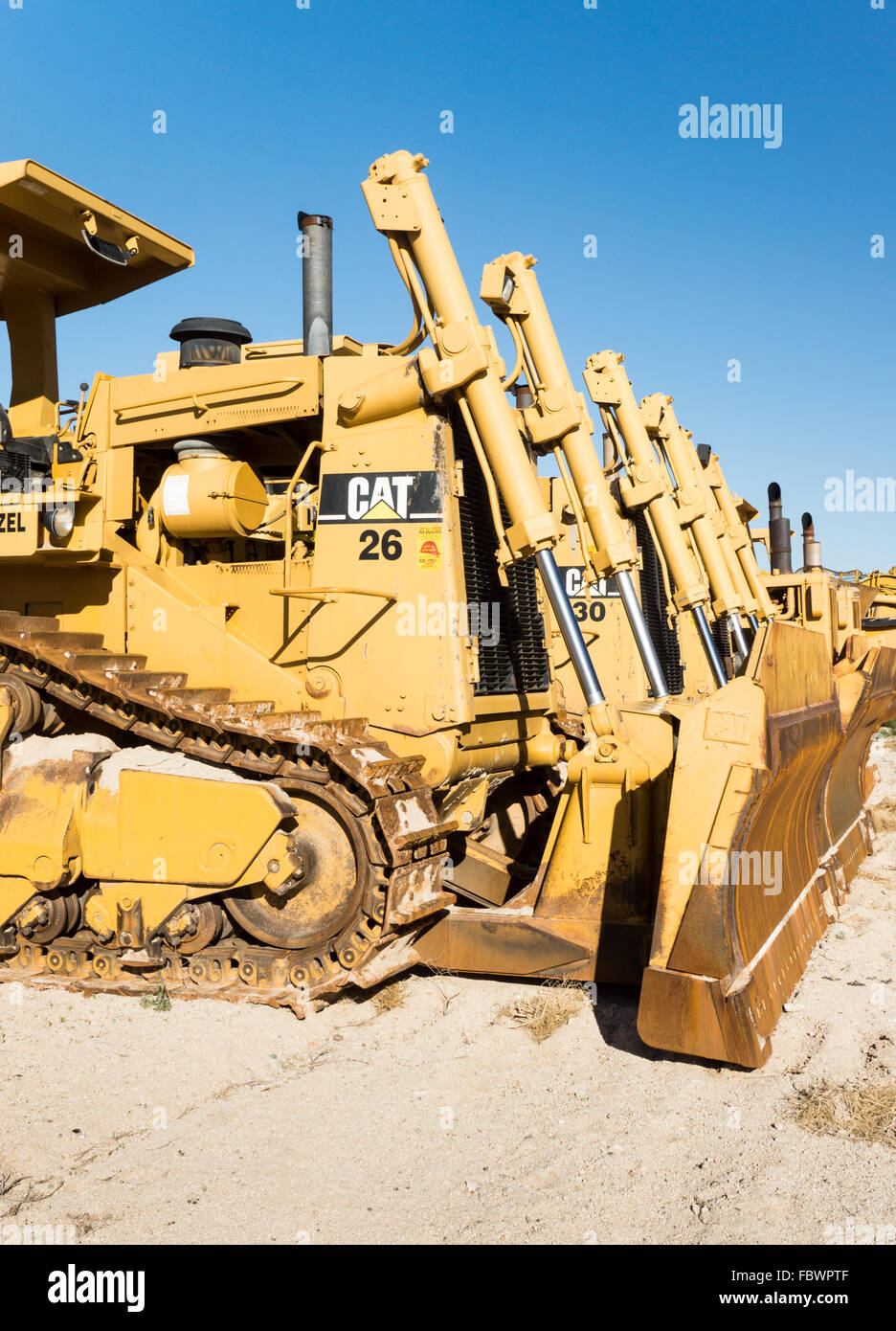 Heavy equipment desert power line hi-res stock photography and images ...